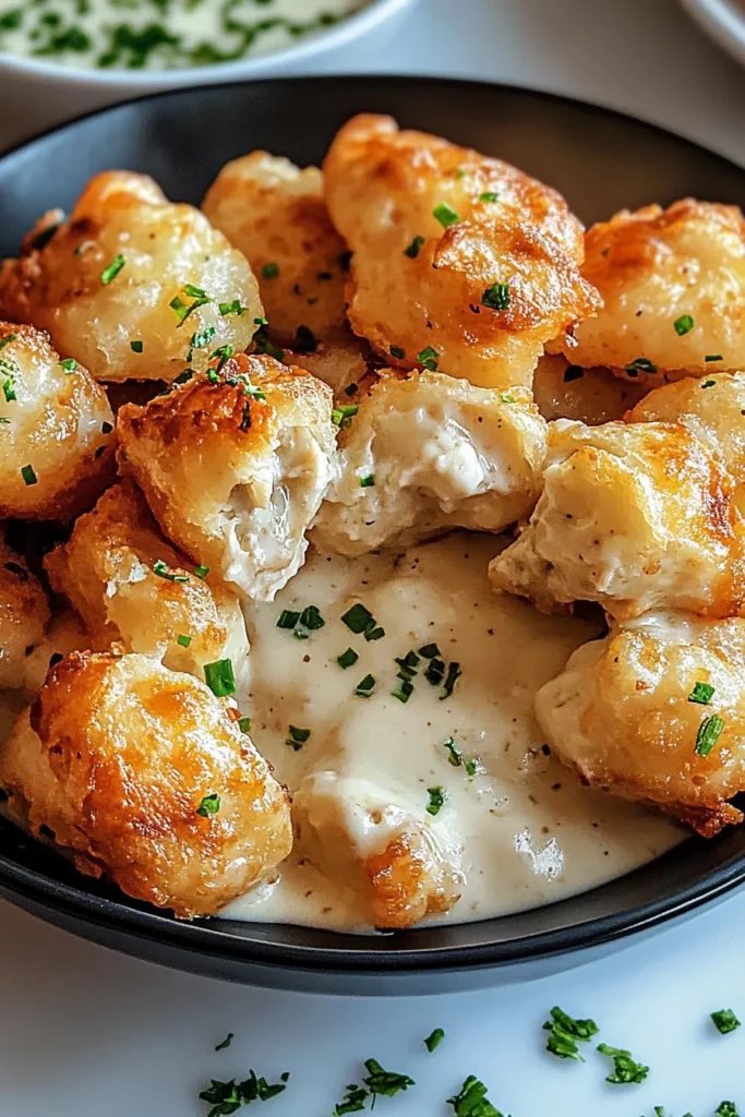 Chicken Alfredo Crazy Puffs – Eva Recipe