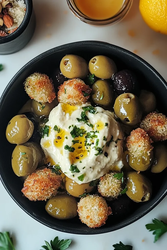 Fried Olives with Garlic Aioli – Eva Recipe
