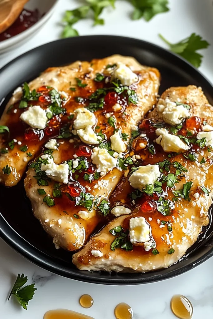 Crispy Hot Honey Feta Chicken – Eva Recipe