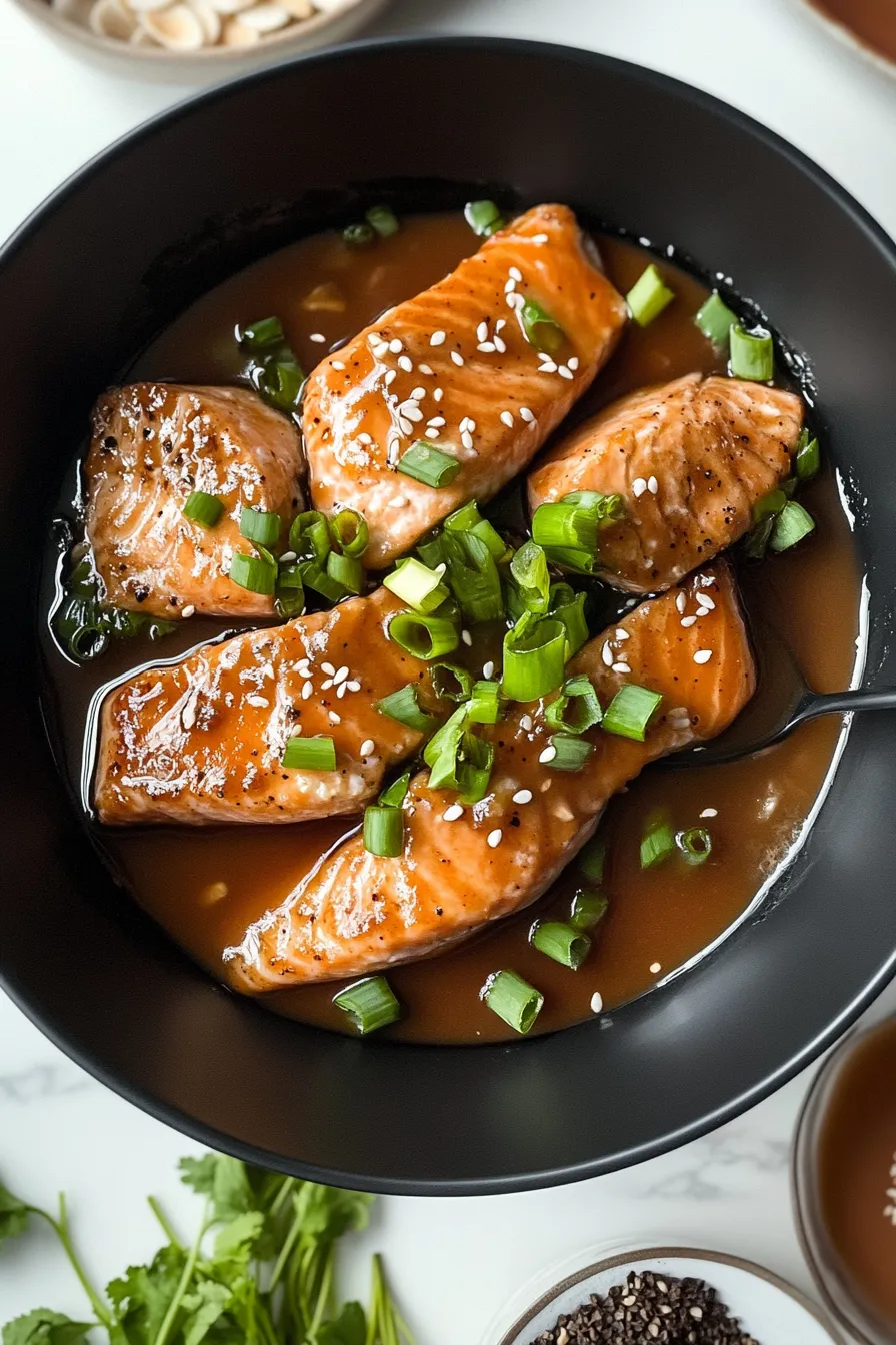 Brown Sugar Soy Sauce Salmon – Eva Recipe