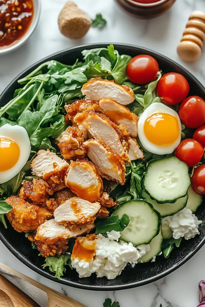 Honey Hot Chicken Salad – Eva Recipe