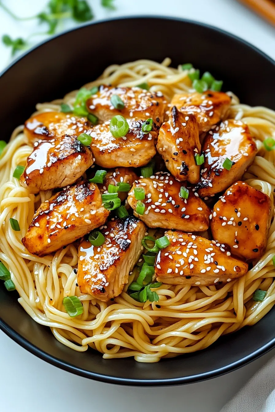 Chicken Teriyaki Noodles – Eva Recipe