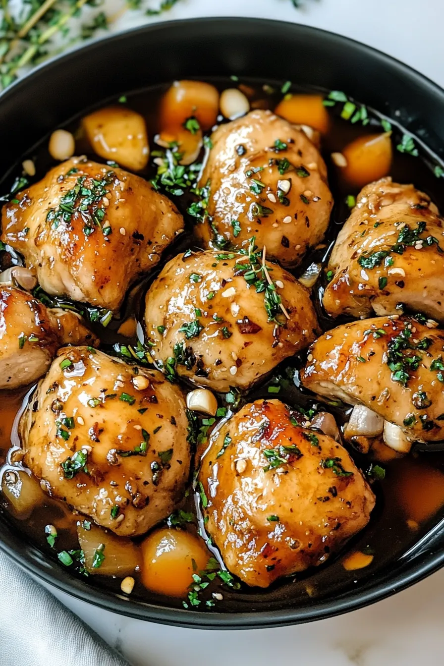 Crockpot Honey Garlic Chicken – Eva Recipe