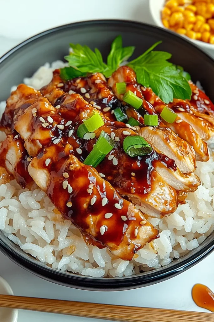 One-Pan Honey BBQ Chicken Rice – Eva Recipe
