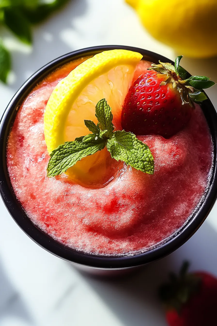 Frozen Strawberry Lemonade – Eva Recipe