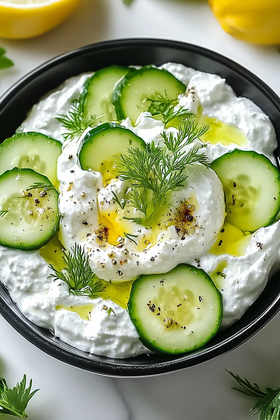 Tzatziki Cucumber Salad – Eva Recipe