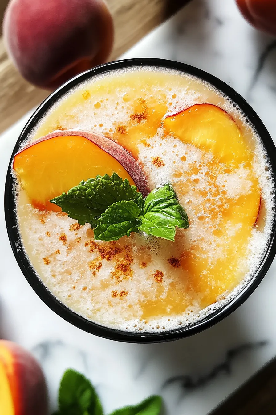 Refreshing Georgia Peach Drink – Eva Recipe