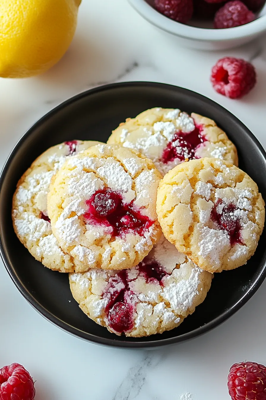 Lemon Raspberry Cookies – Eva Recipe