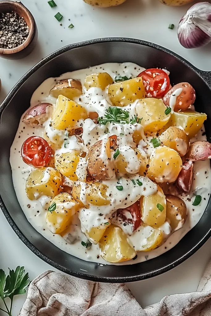 Loaded Potato Salad – Eva Recipe