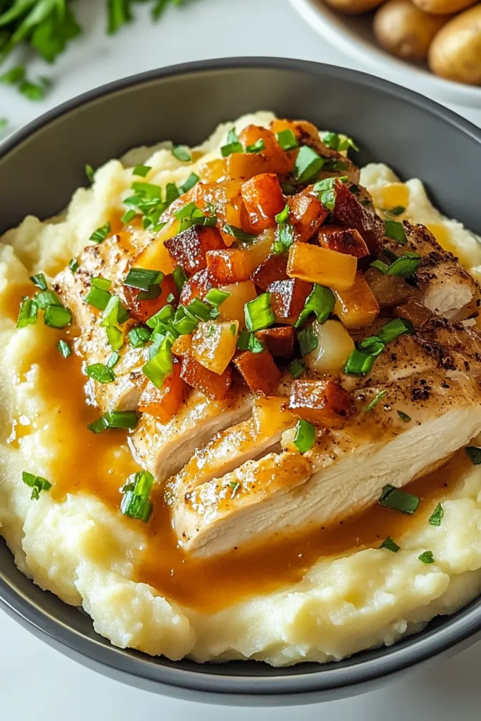 Chicken Mashed Potato Bowls – Eva Recipe