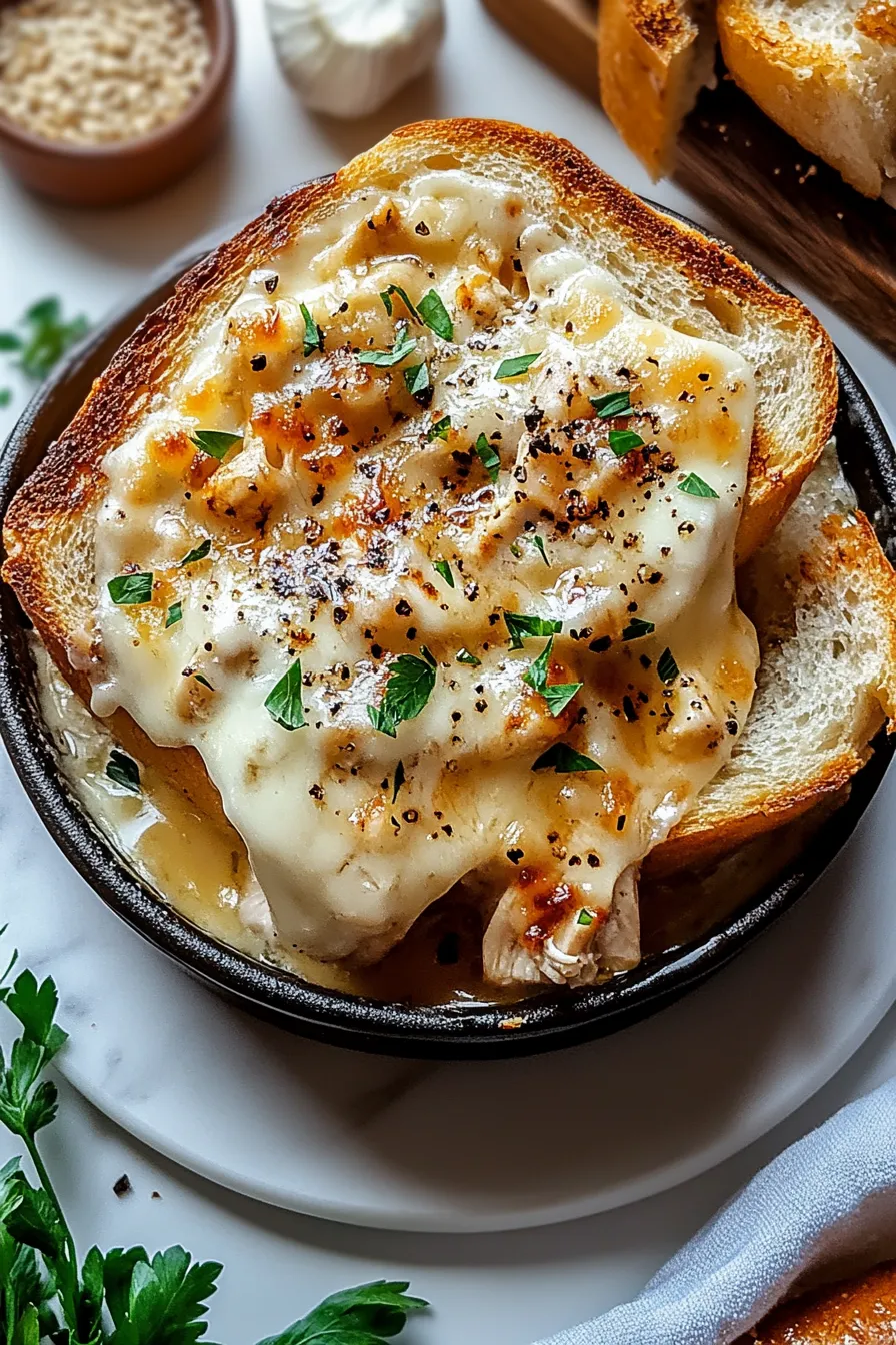 Cheesy Chicken Garlic Bread Sandwich – Eva Recipe