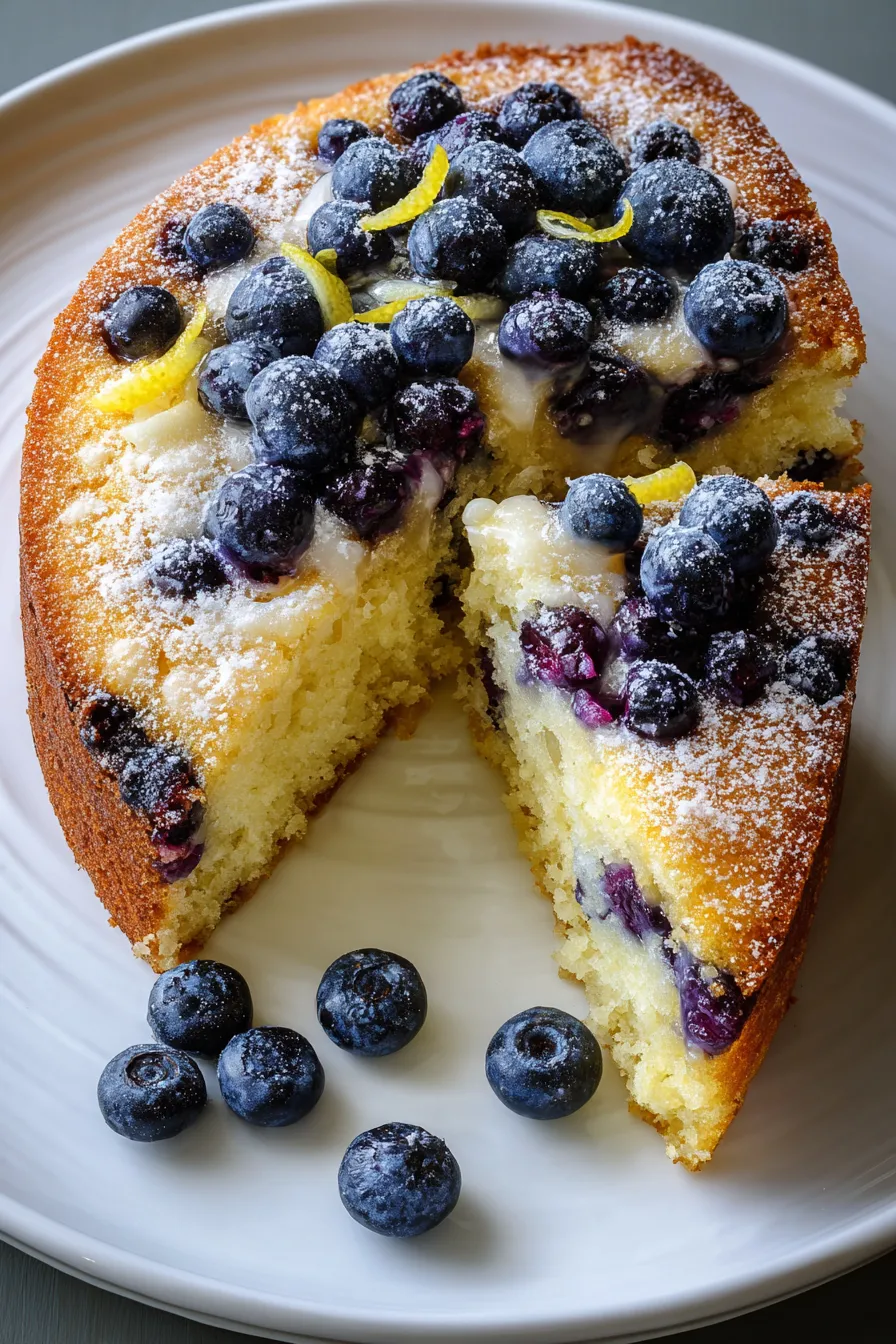 Lemon Blueberry Cake – Eva Recipe