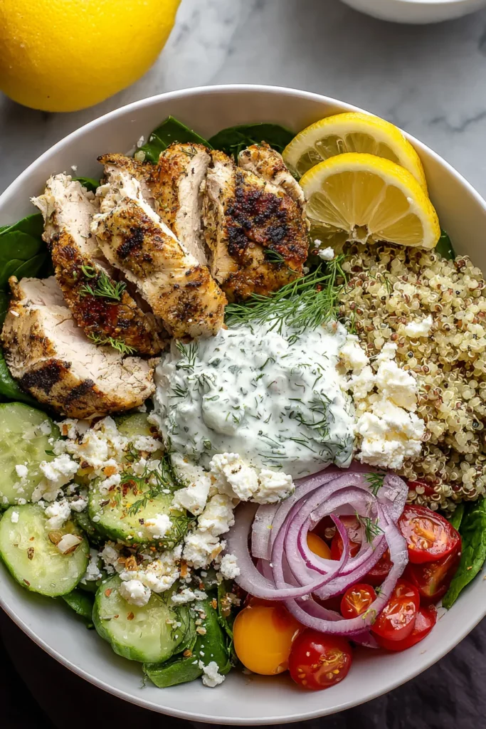 Chicken Tzatziki Bowls – Eva Recipe