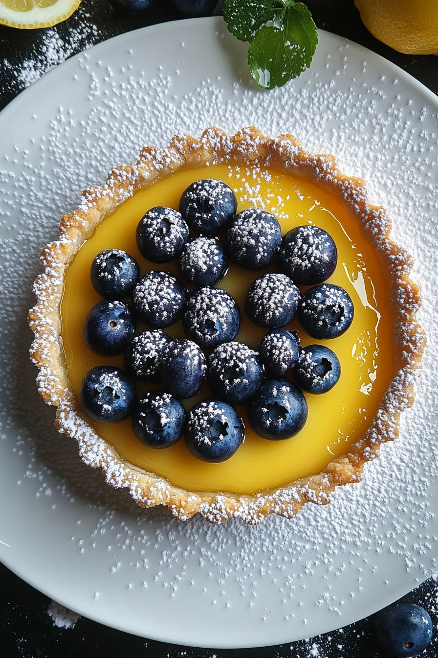 Blueberry–Lemon Curd Tart – Eva Recipe