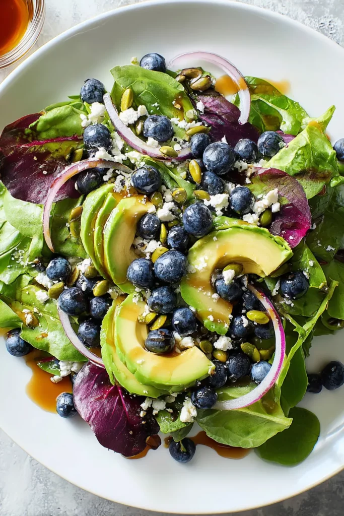 Blueberry Pistachio Spring Salad – Eva Recipe