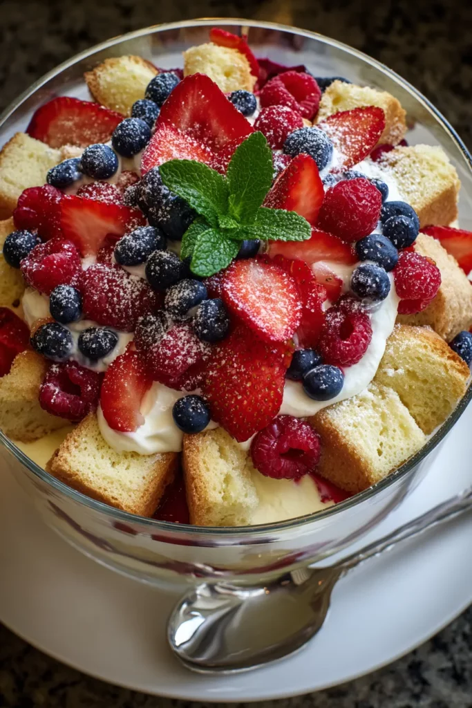 Elegant Layered Berry Trifle – Eva Recipe