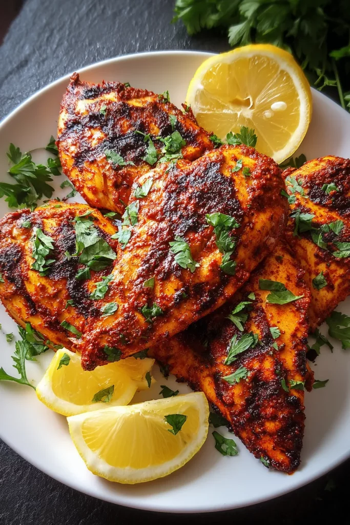 Spicy Grilled Harissa Chicken – Eva Recipe