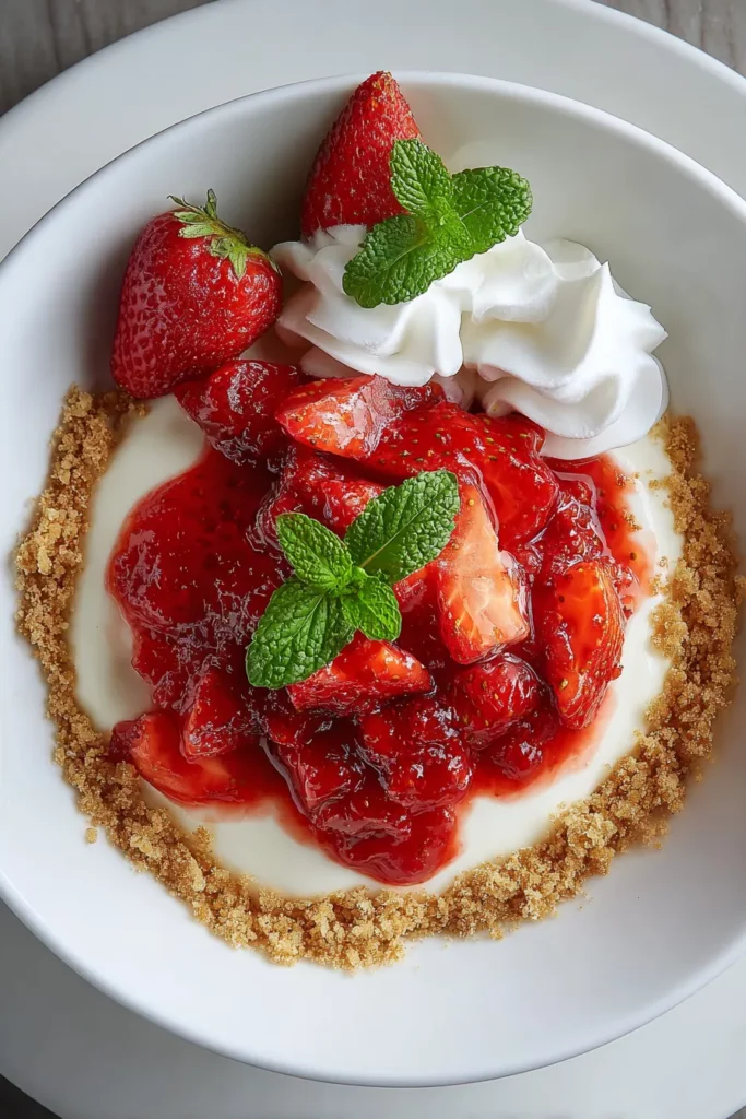 Strawberry Cheesecake Bowl – Eva Recipe