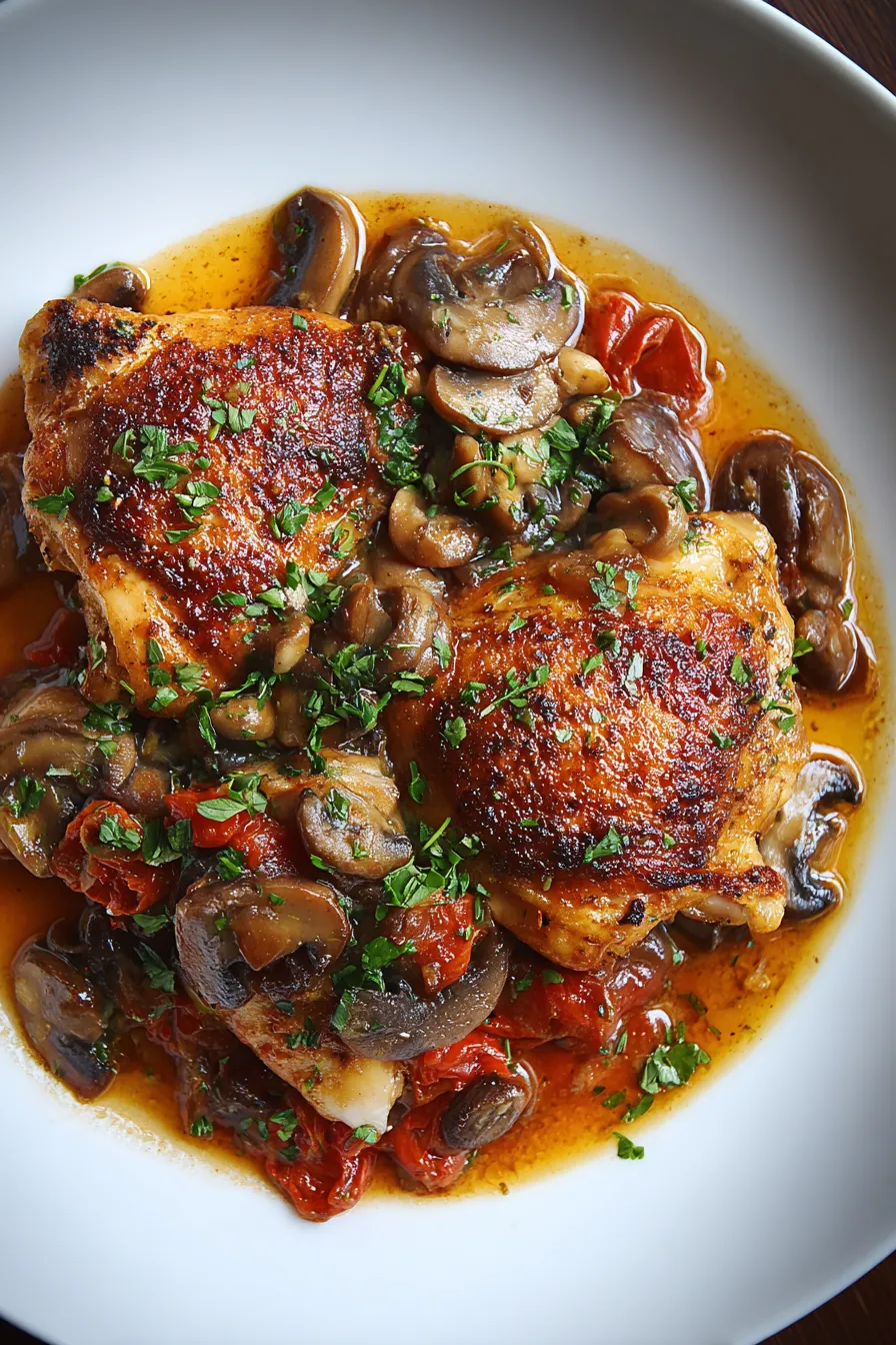 Chicken Chasseur French Hunter’s Chicken – Eva Recipe