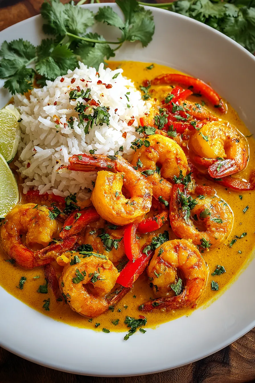 Coconut Curry Shrimp – Eva Recipe