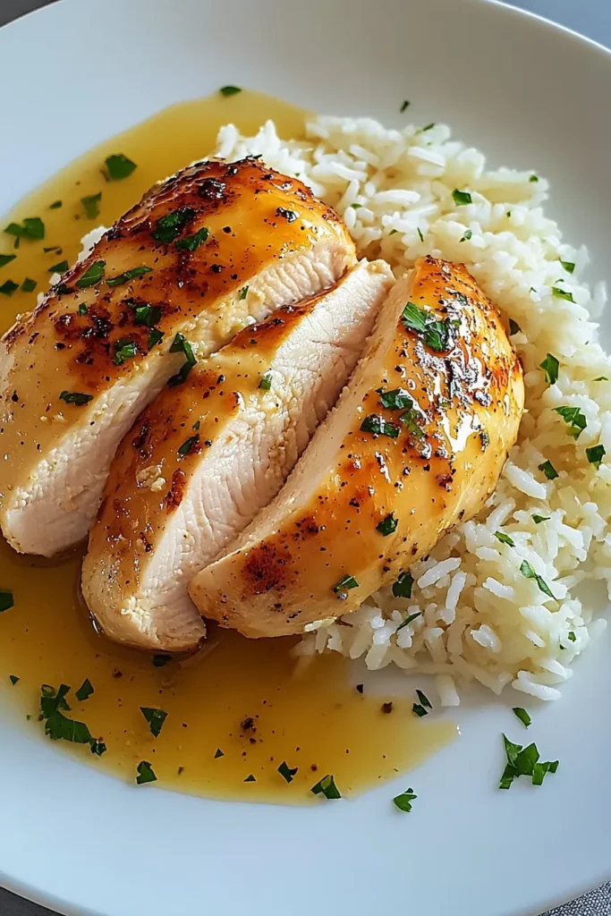 Honig Senf Hähnchen mit Reis – Eva Recipe