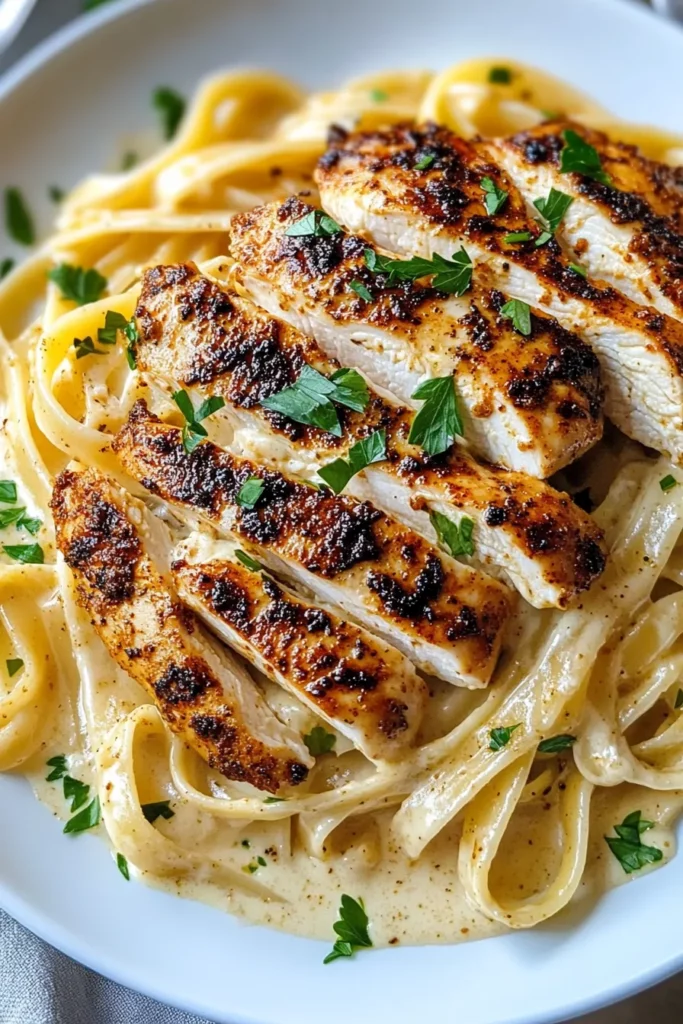 Blackened Cajun Chicken Alfredo – Eva Recipe