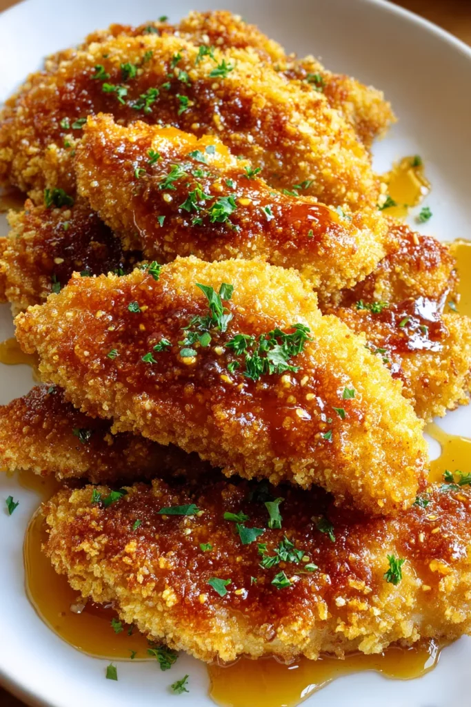 Baked Crunchy Hot Honey Chicken – Eva Recipe