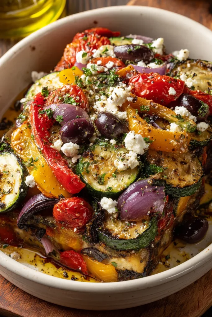 Savory Baked Mediterranean Vegetable Casserole – Eva Recipe