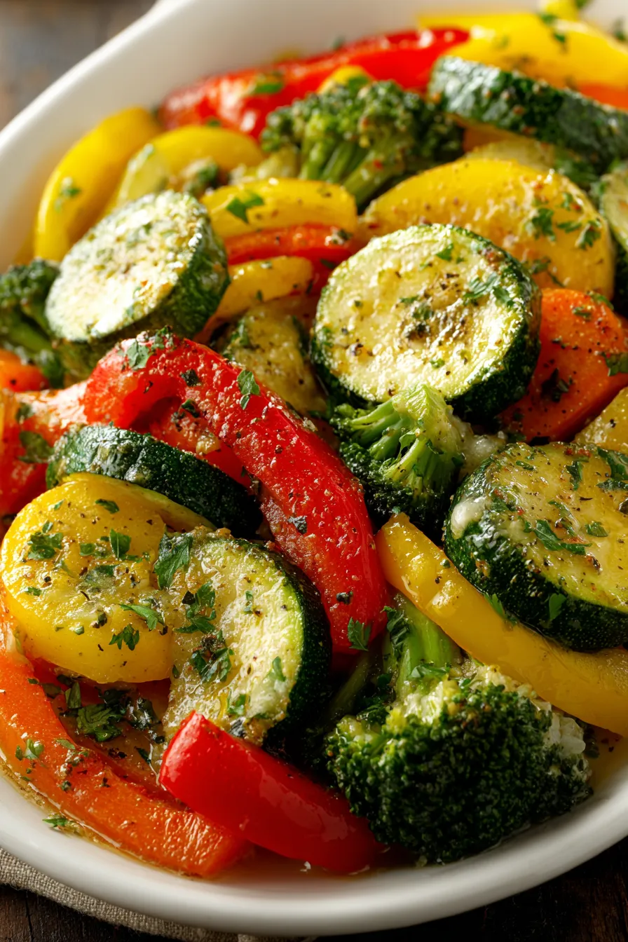 Garlic Butter Sautéed Garden Vegetables – Eva Recipe