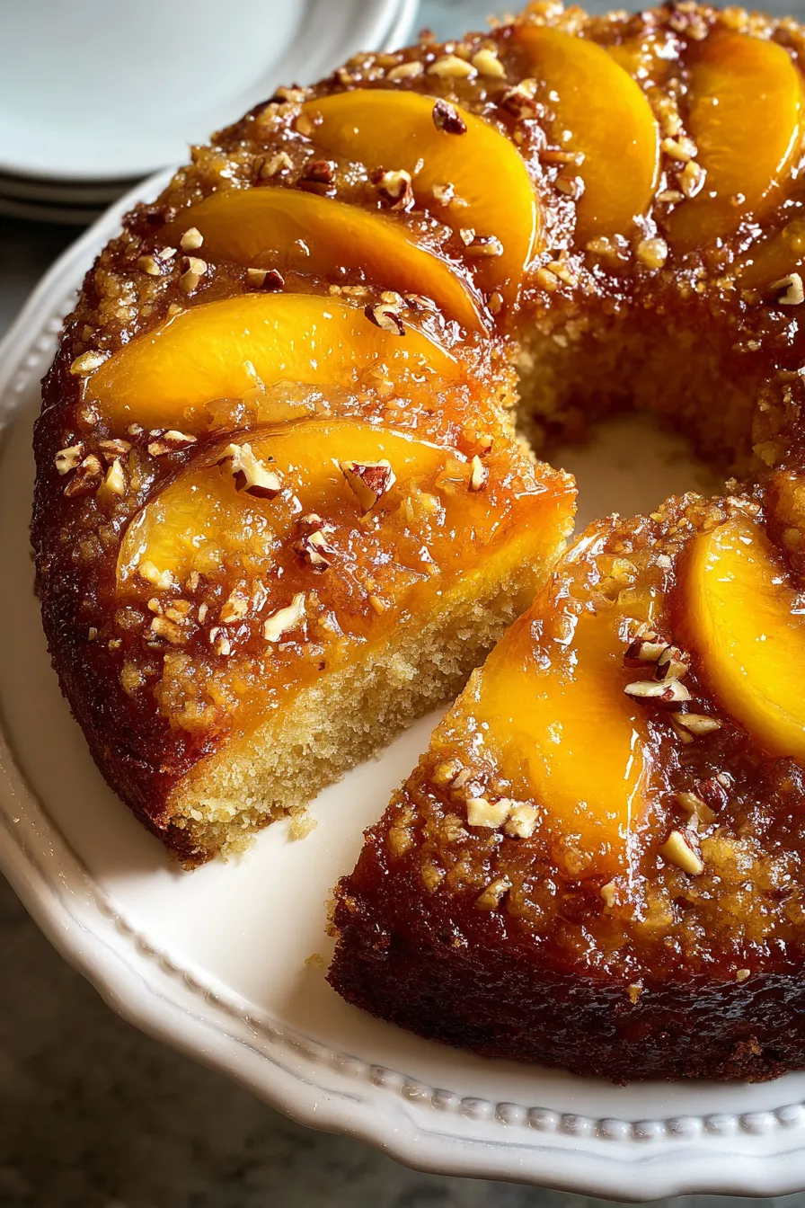 Brown Sugar Peach Cake – Eva Recipe