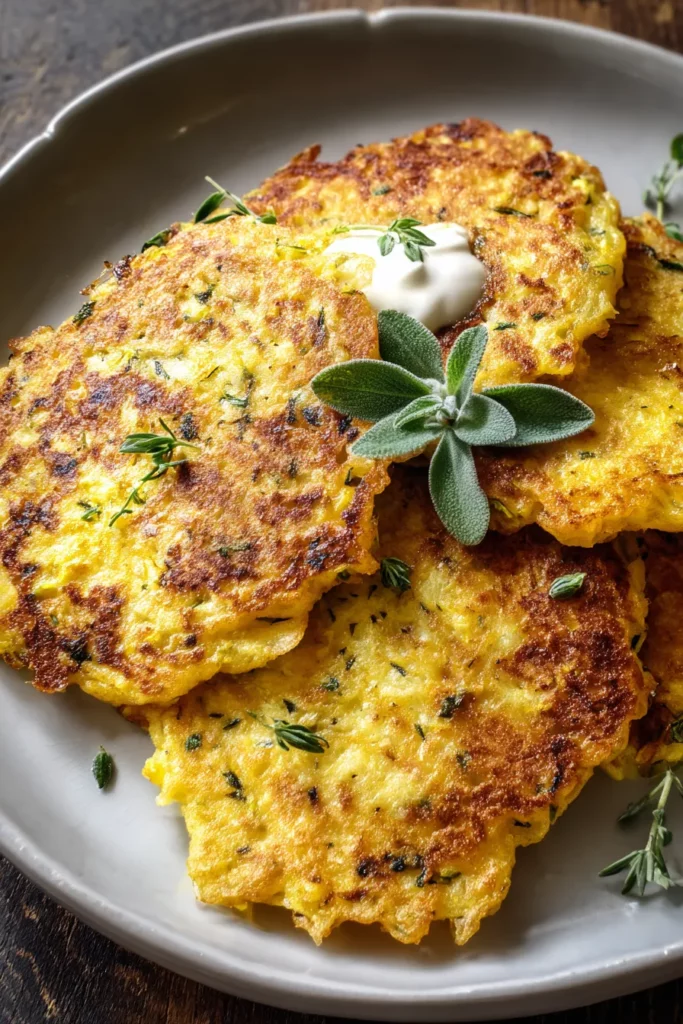 Yellow Squash Pancakes – Eva Recipe