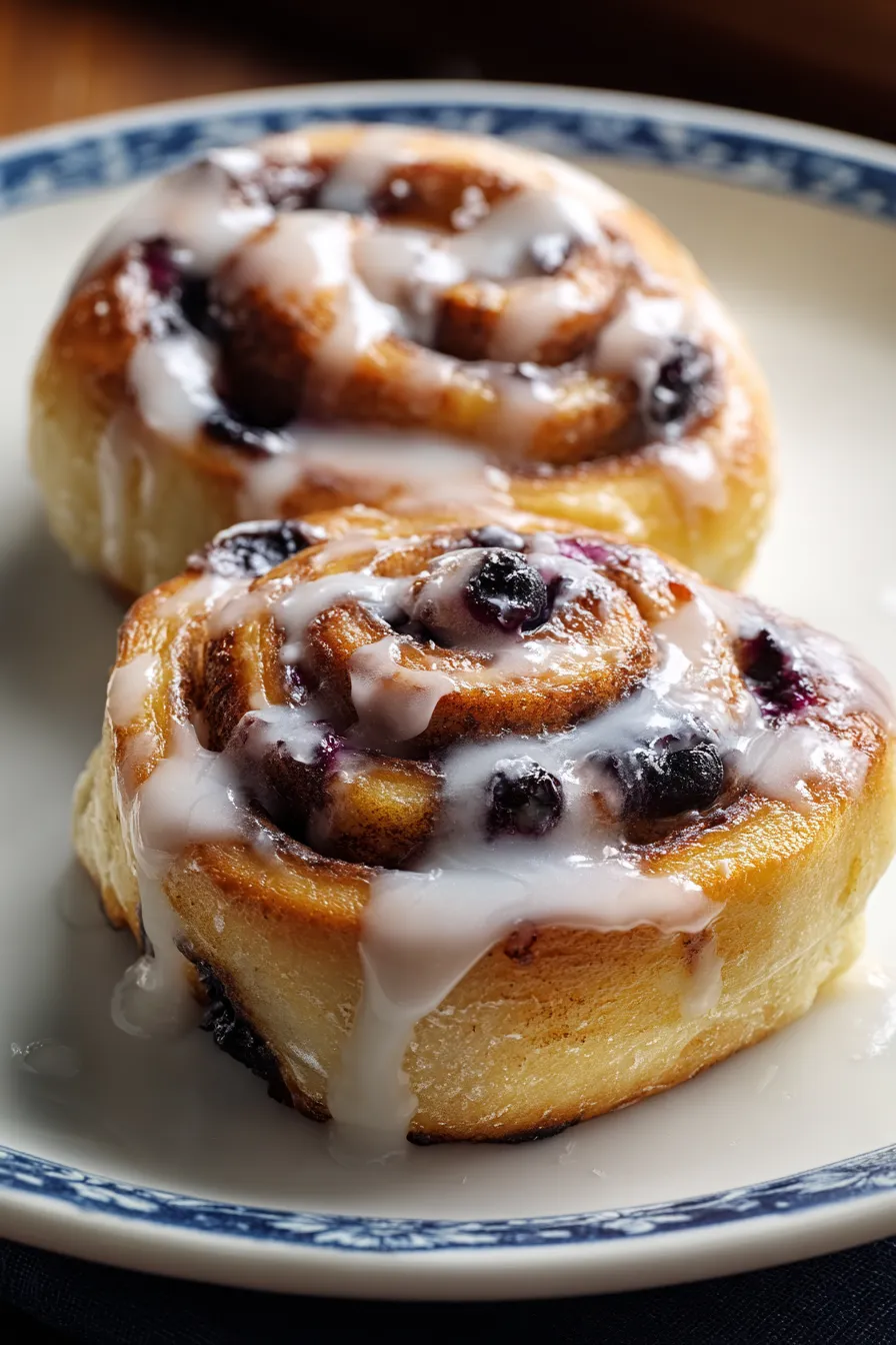 Blueberry Cinnamon Rolls – Eva Recipe