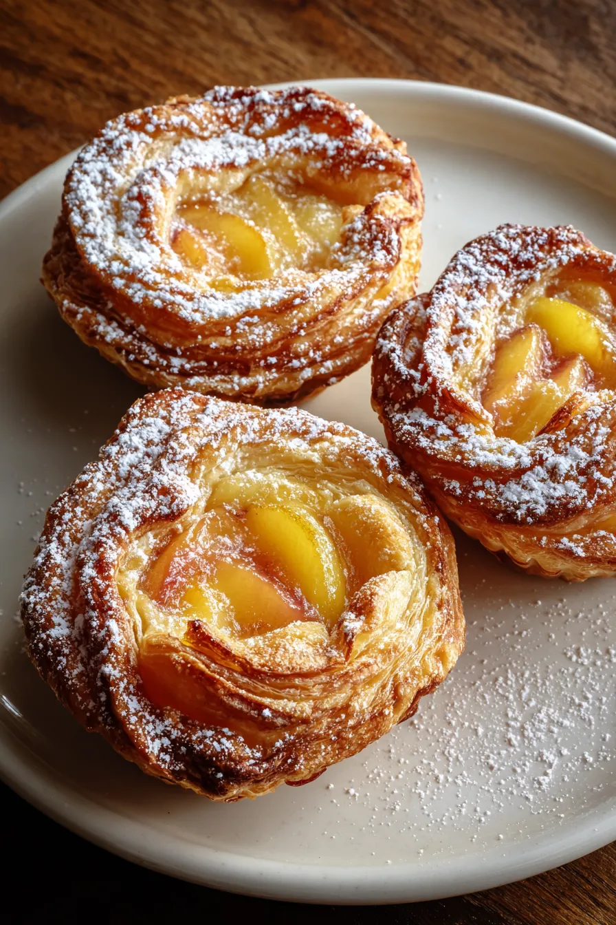 Peach Pie Cruffins – Eva Recipe