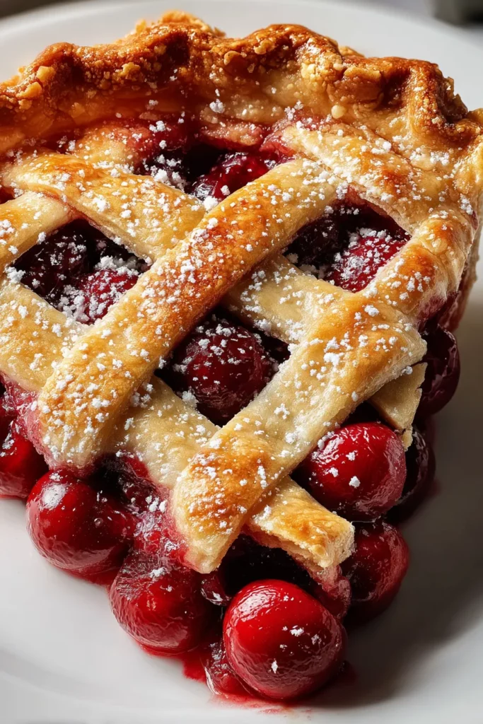 Sweet Cherry Pie – Eva Recipe