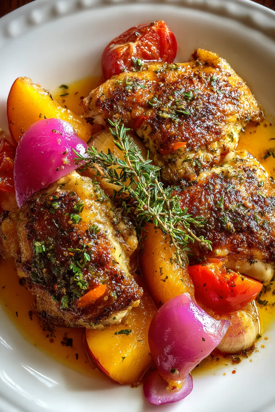 Chicken with Peaches – Eva Recipe