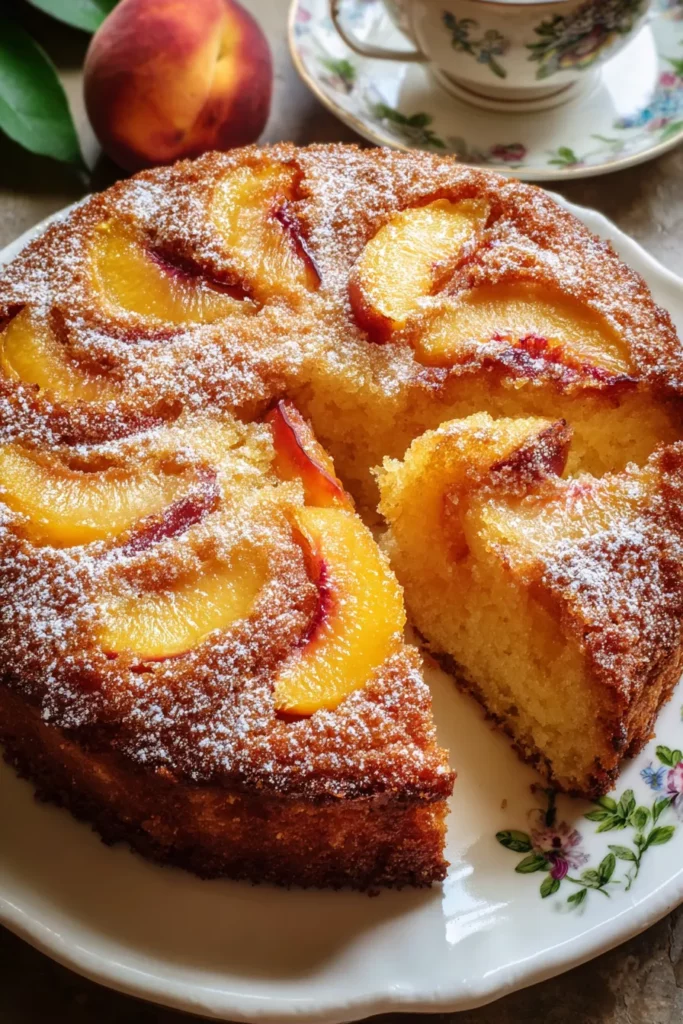 Summer Peach Cake – Eva Recipe