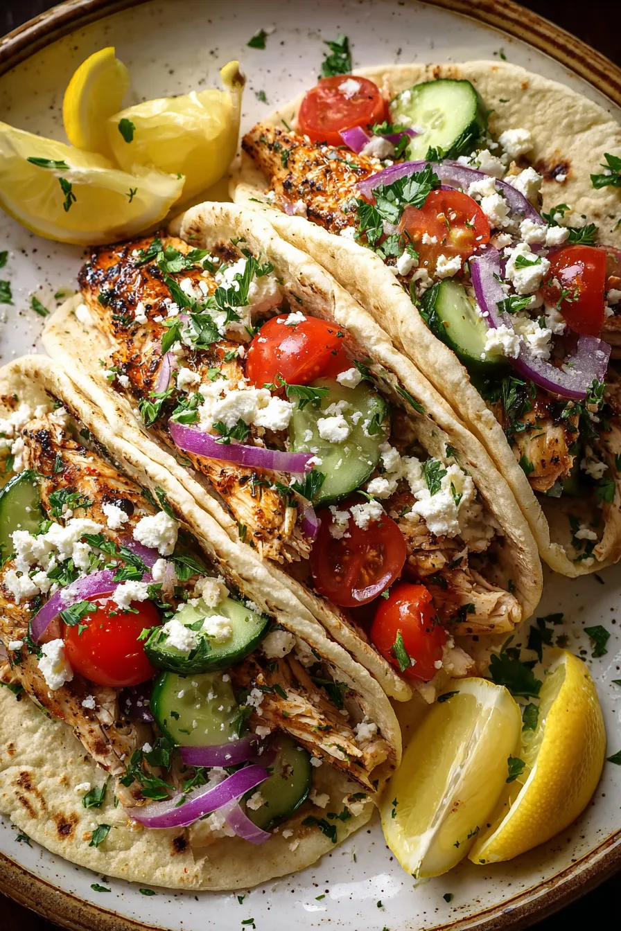 Mediterranean Chicken Tacos – Eva Recipe