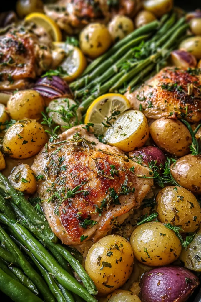 Sheet Pan Garlic Butter Chicken and Veggies – Eva Recipe