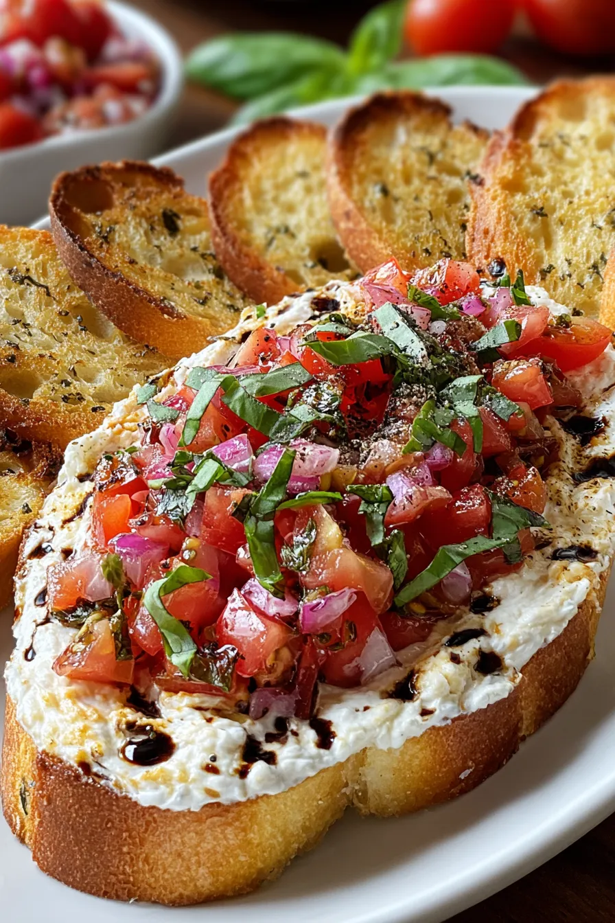 Creamy Bruschetta Dip – Eva Recipe