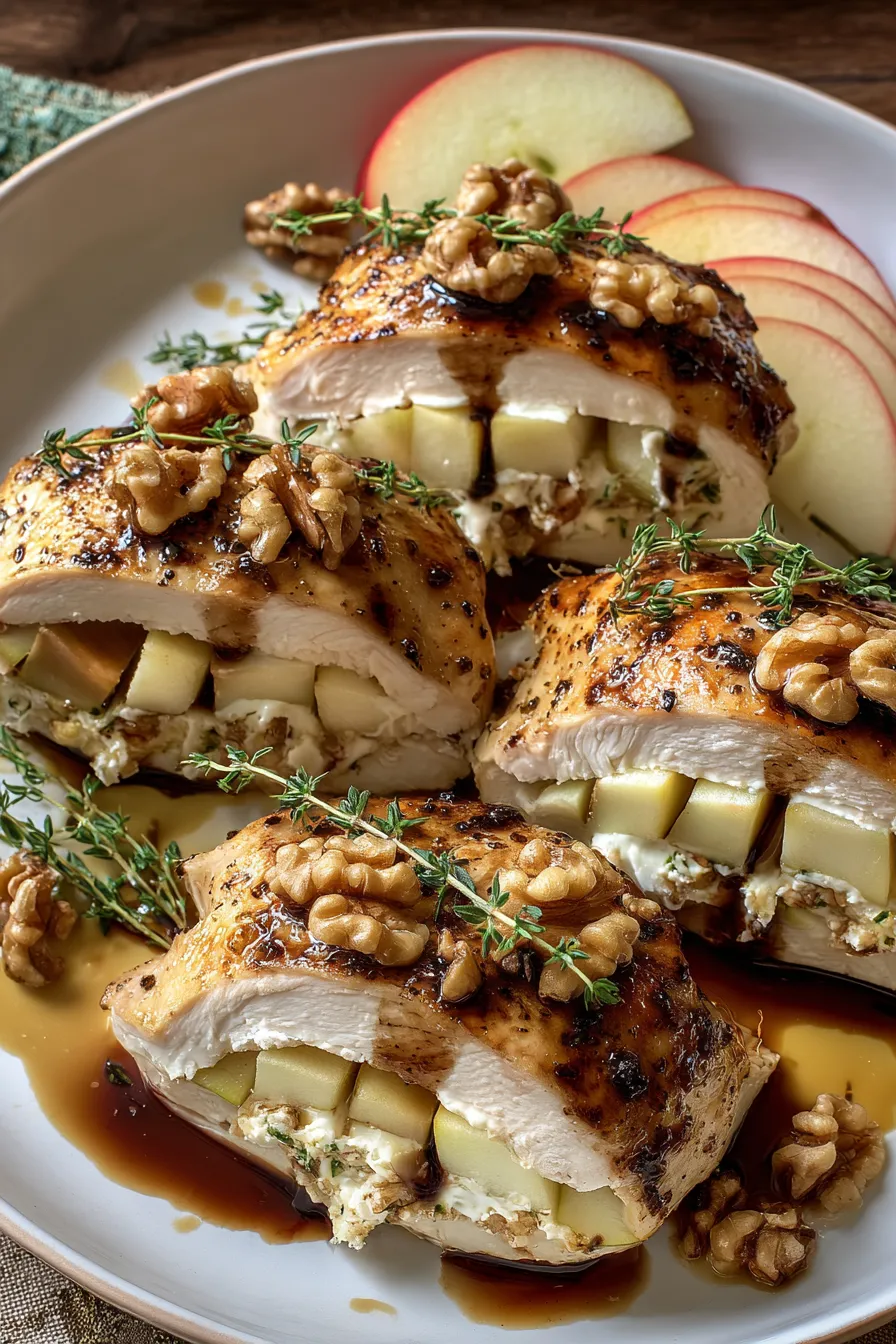 Apple & Brie Stuffed Chicken – Eva Recipe