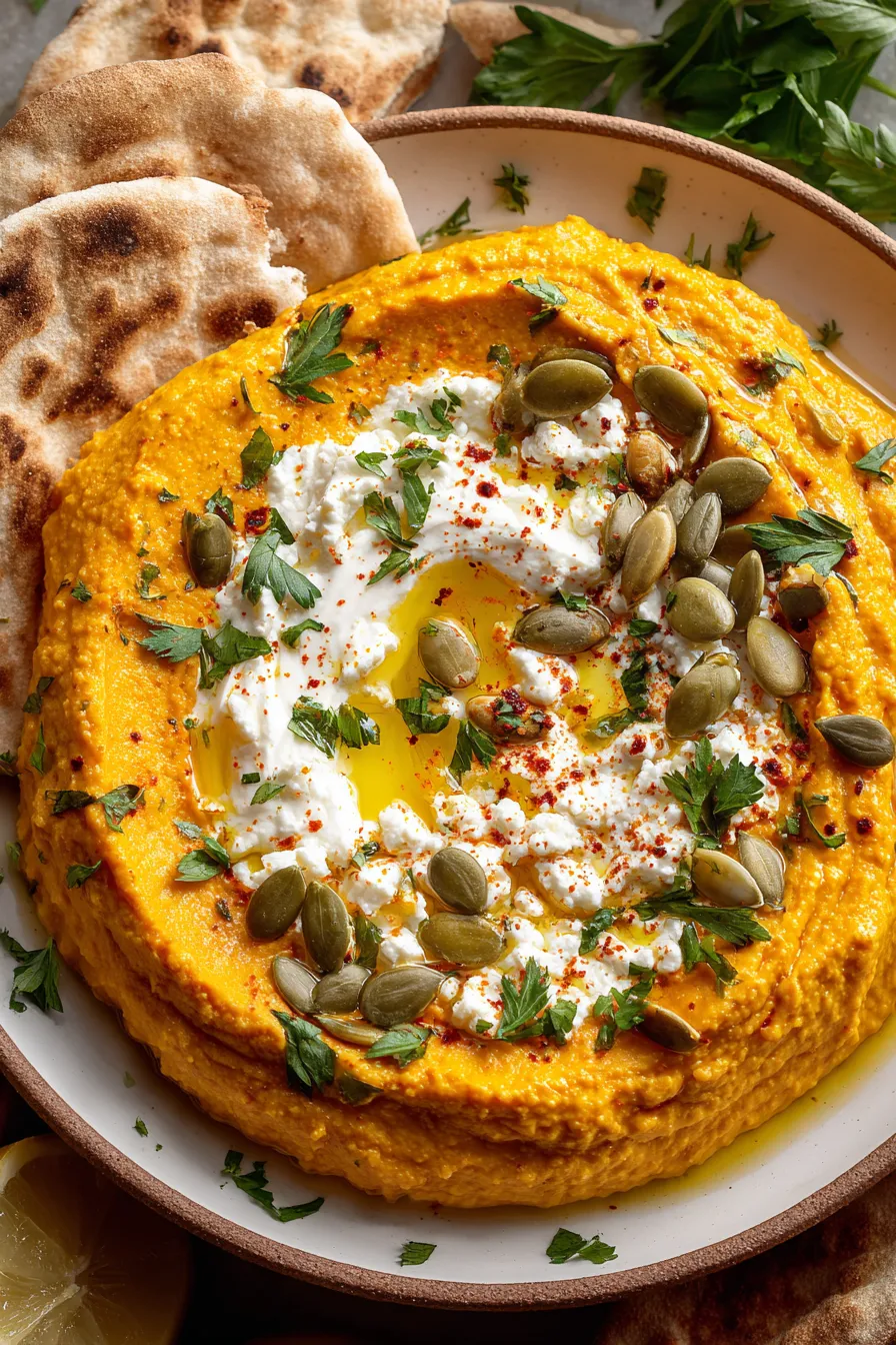 Creamy Pumpkin Whipped Feta Dip – Eva Recipe