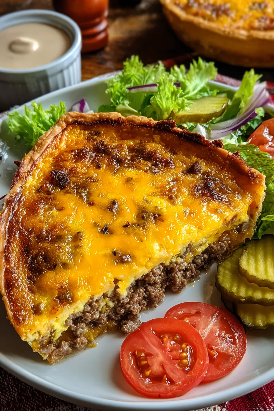 Savory Baked Cheeseburger Pie – Eva Recipe
