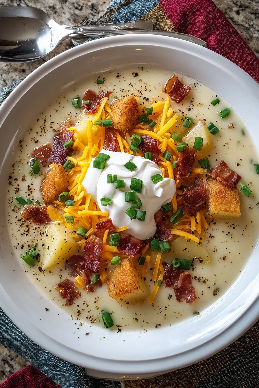 Loaded Baked Potato Soup – Eva Recipe