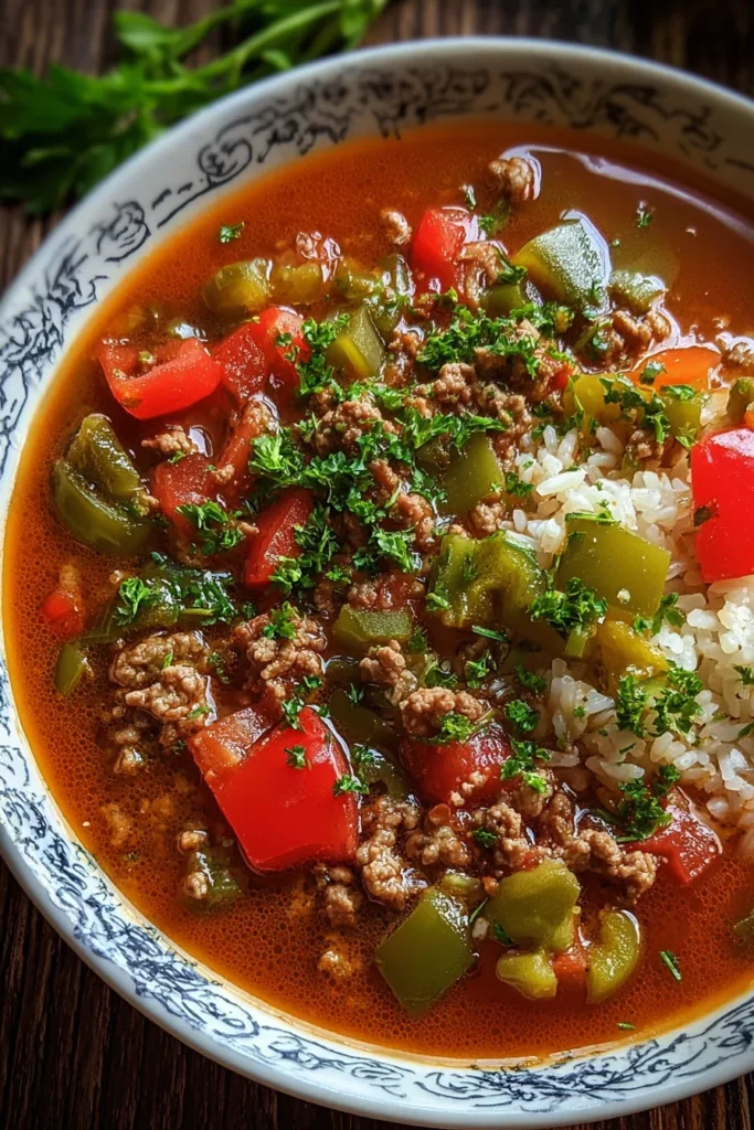 Stuffed Pepper Soup – Eva Recipe