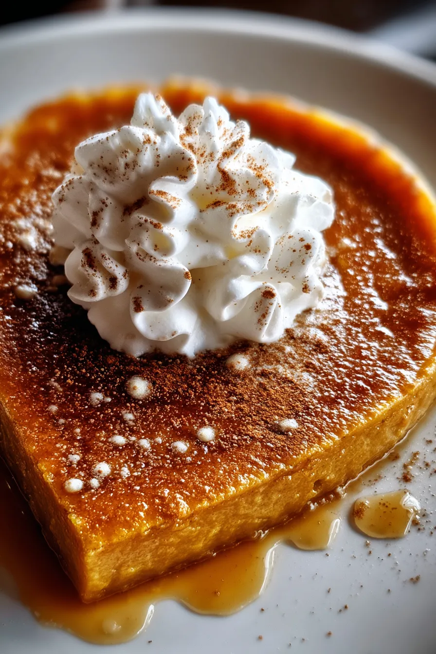 Crustless Pumpkin Pie – Eva Recipe