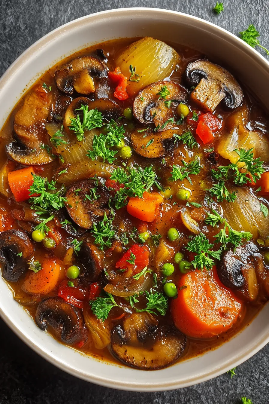 Vegan mushroom stew – Eva Recipe