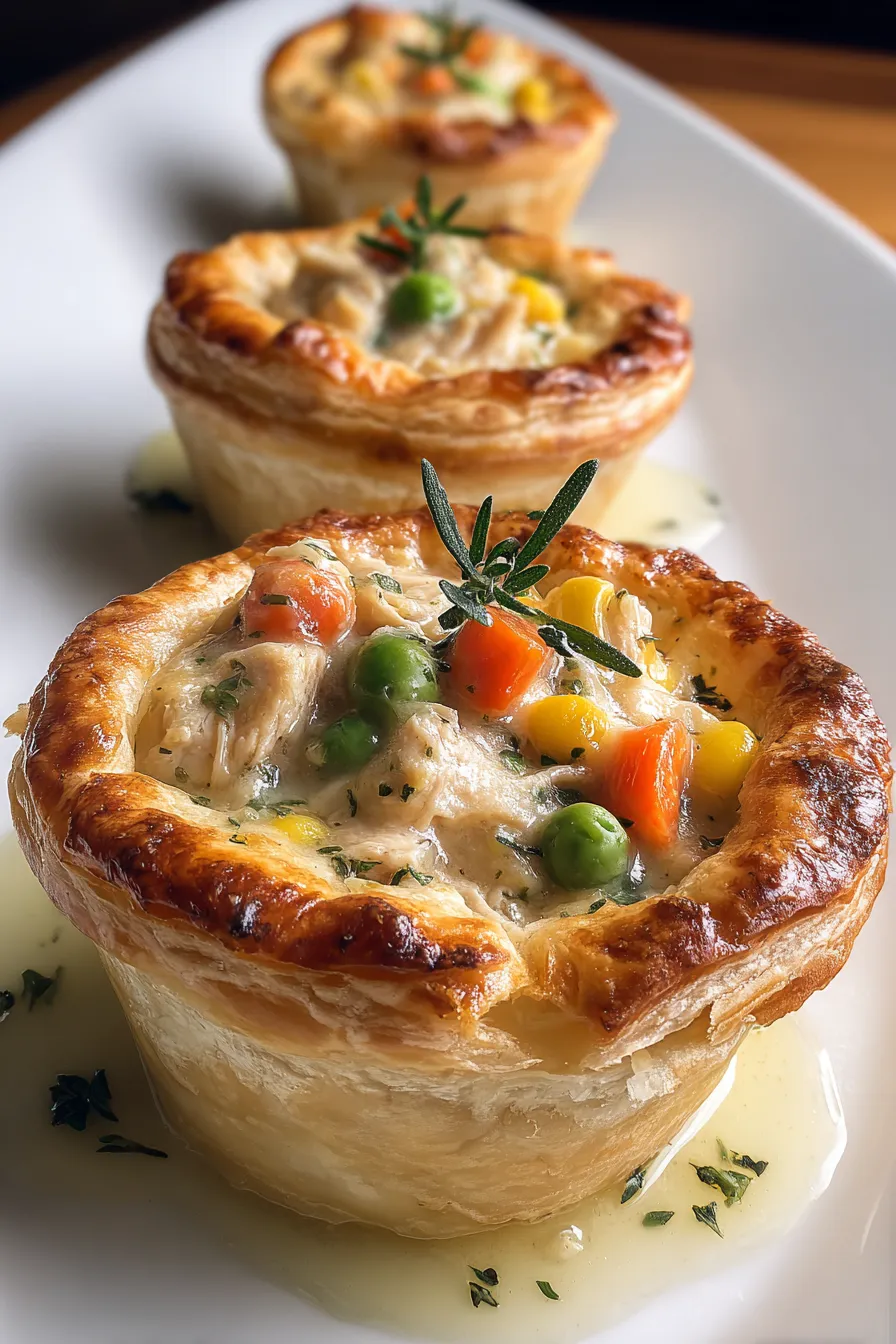 Mini Chicken Pot Pies – Eva Recipe