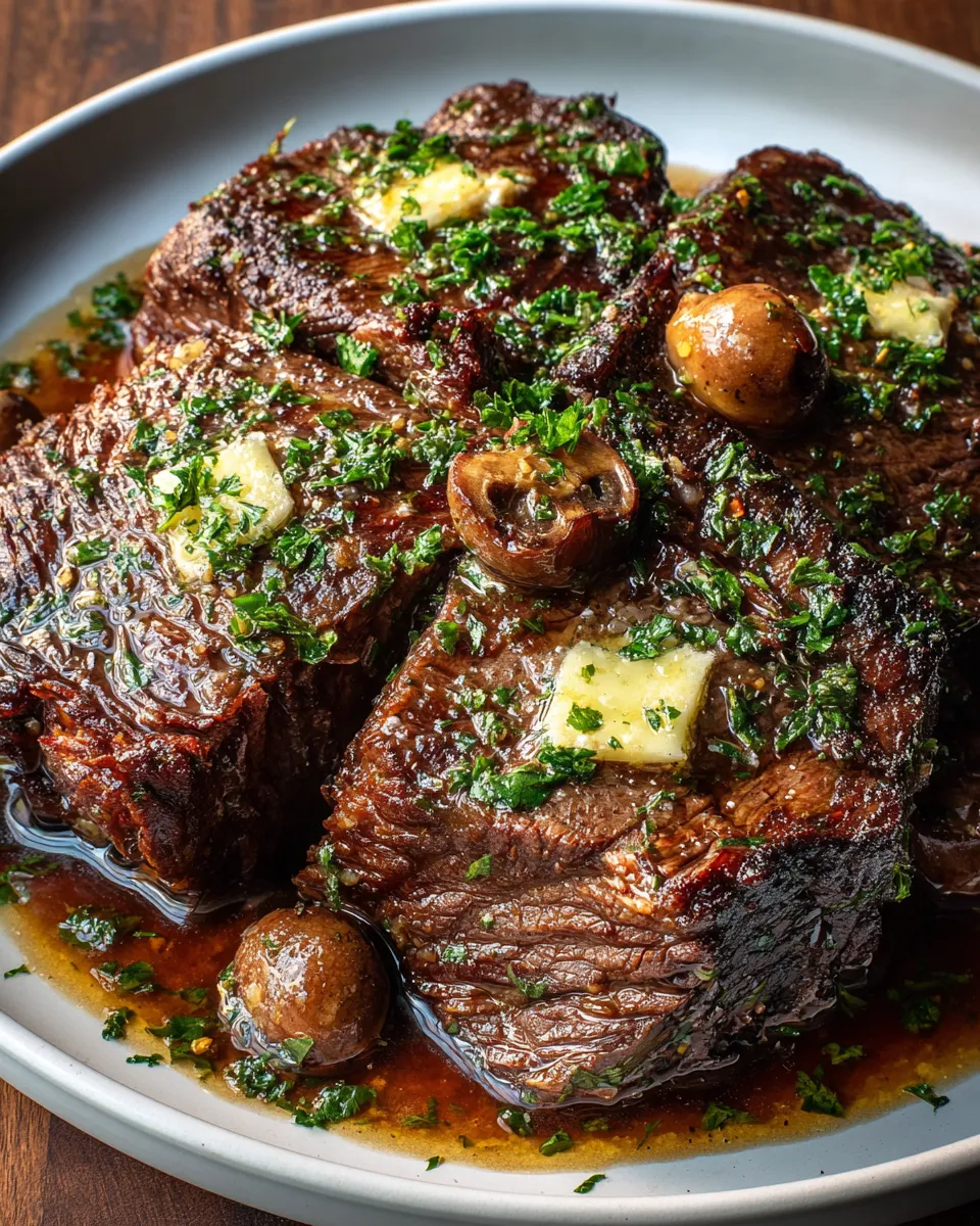 Slow Cooker Garlic Butter Beef – Eva Recipe