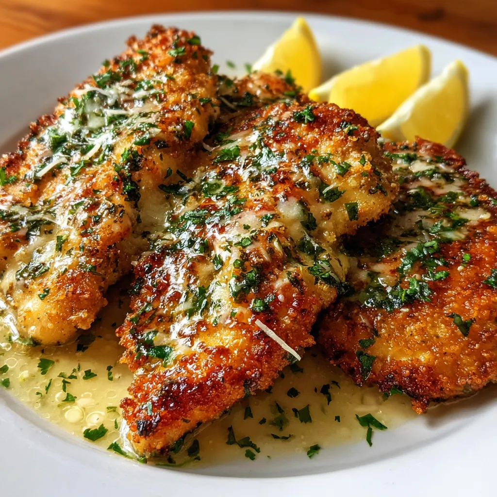 Crispy Italian Chicken with Garlic Butter Sauce – Eva Recipe
