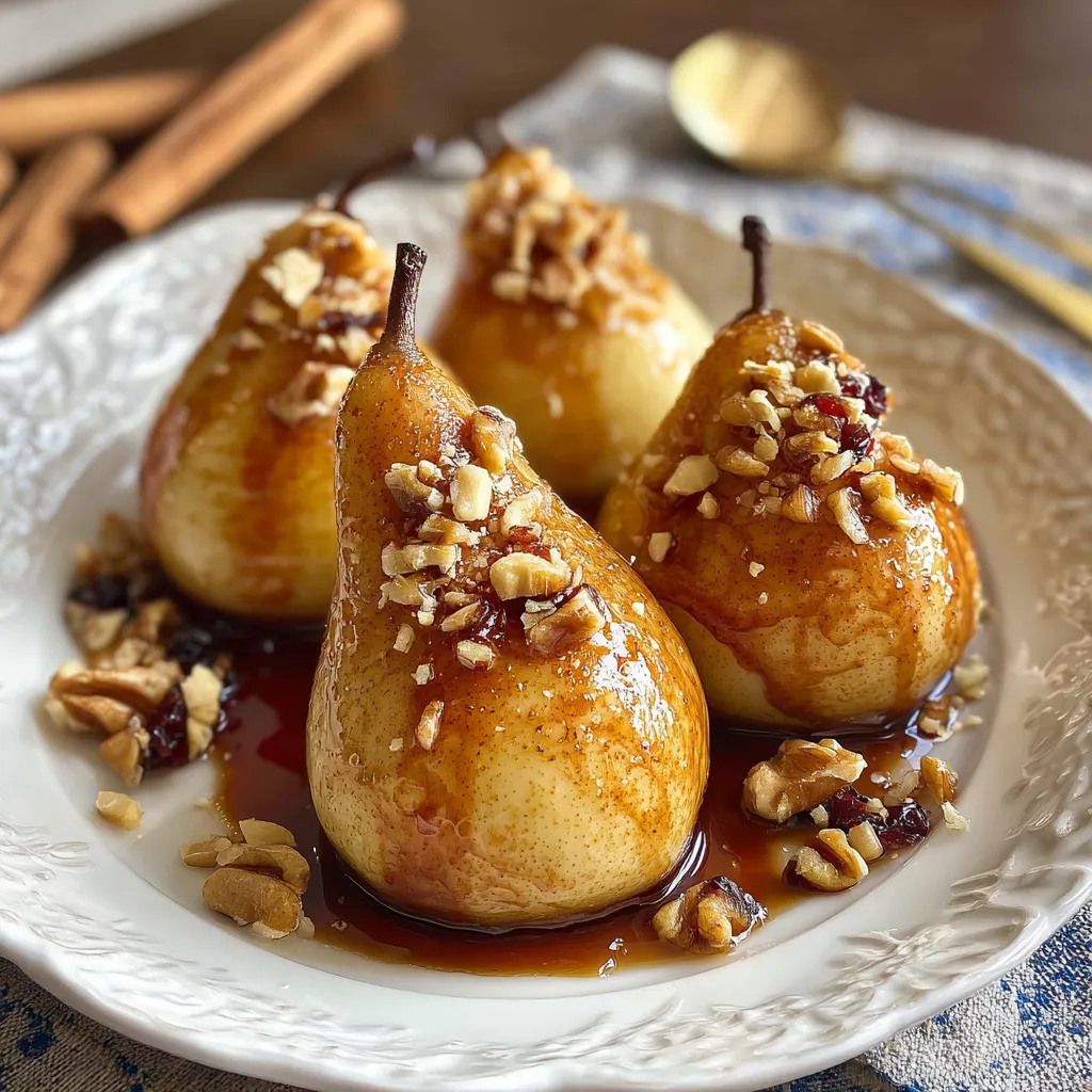 Classic Cinnamon Honey Baked Pears – Eva Recipe